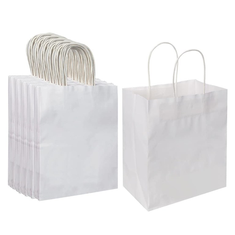 White Paper Bags Wholesale - Ideal