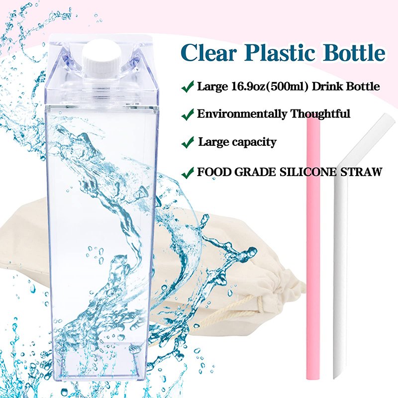 Clear Reusable Water Bottles