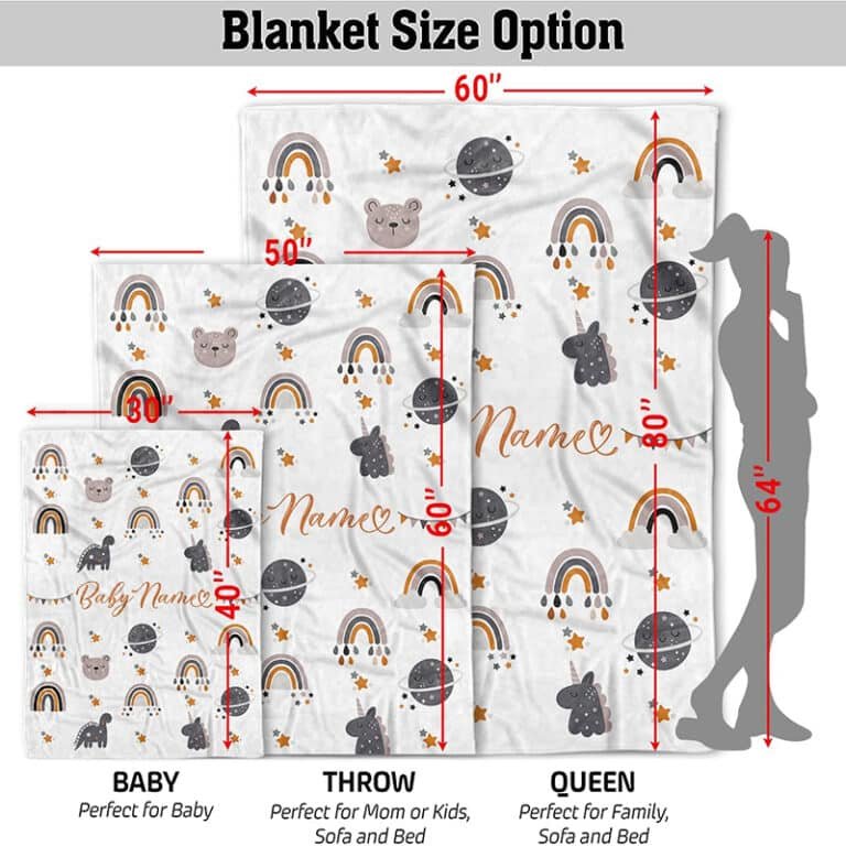 Custom Fleece Baby Blankets