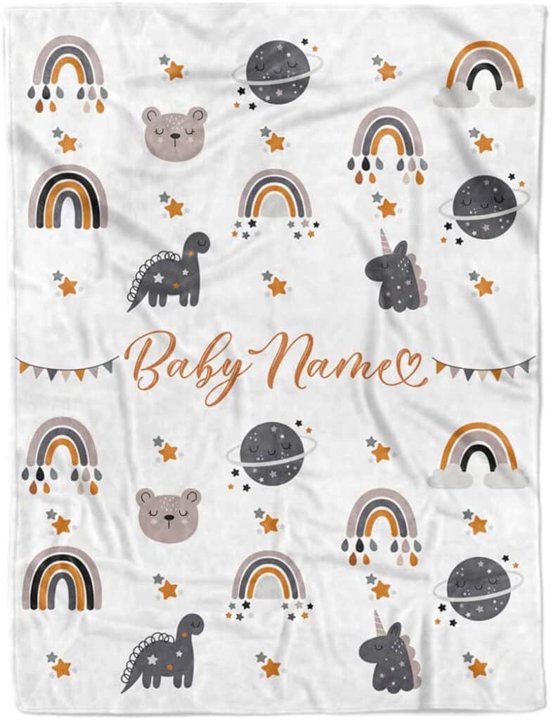 Custom Fleece Baby Blankets